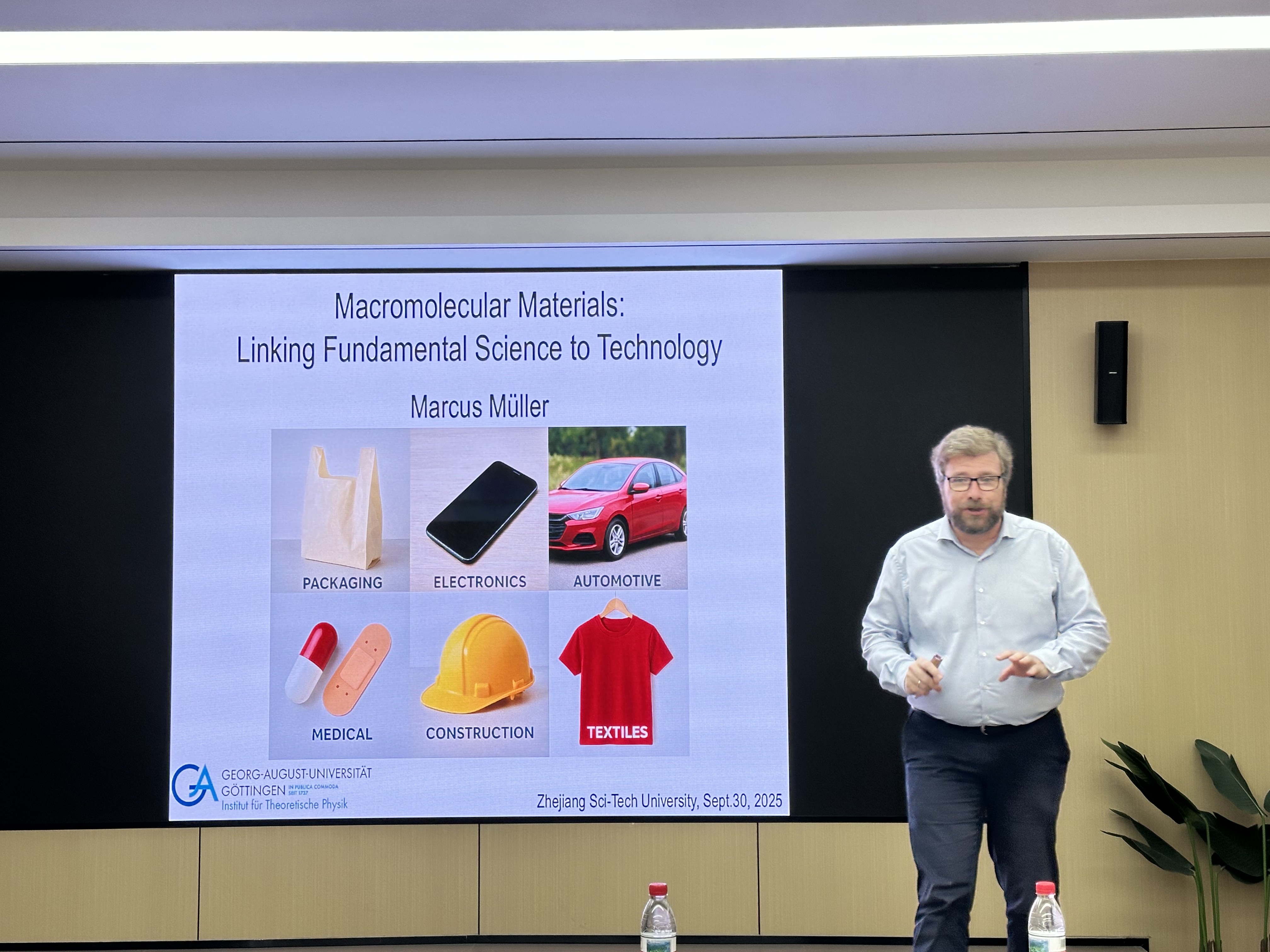 Prof. Marcus Müller from Georg-August-Universität Göttingen visited our ...